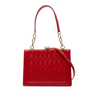 Miu Miu Pre-owned Cuir sacs-ports-paule - Femme - Pre-owned - Rouge - Taille: ONE Size