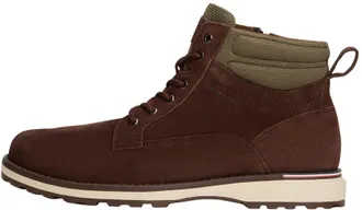 Tommy Hilfiger Herren Low Boot Stiefel Corporate aus Wildleder, Braun (Cocoa), 46