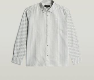 G-Star New Straight Hem Hemd - Hellblau - Herren