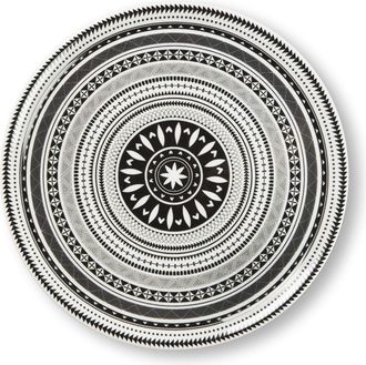 Excelsa 65156 Etnik Set mit 6 Pizzatellern, Porzellan