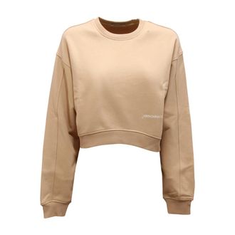 Hinnominate Felpa WO Cropped Sweatshirt - - Sweatshirts & Hoodies - Damen - Beige - XS