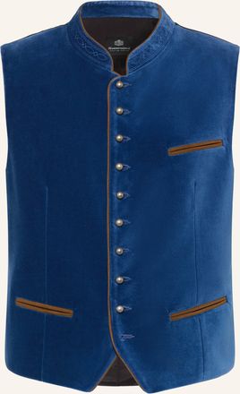 Hammerschmid Hammerschmid Trachtenweste Albrecht Aus Samt blau