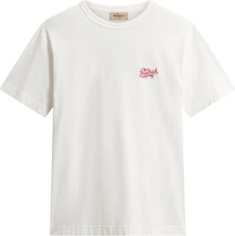 Woolrich Homme, Tops, Blanc, Taille: S Woolrich T-shirts et Polos
