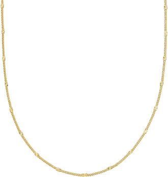 Glanzst&uuml;cke M&uuml;nchen Halskette - Sterling Silber Halskette - Gr. unisize - in Gold - f&uuml;r Damen