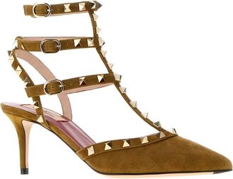 Valentino Garavani Strap Pump - Beige