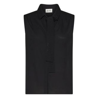 Silvian Heach Damen, Oberteile, Schwarzk, 2XSGr&ouml;&szlig;e