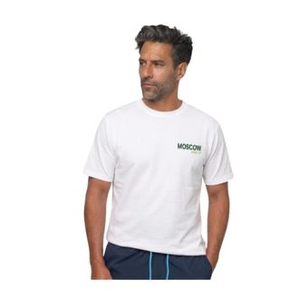 MC2 Saint Barth Homme, Tops, Blanc, Taille: XL T-shirt Moscow Habitu&eacute;