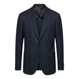 Lardini Sakko mit Broschendetail - - Jackets - Herren - Blau - L
