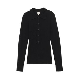 Ines De La Fressange Thomson Polohemd - - Knitwear - Damen - Schwarzk - XL