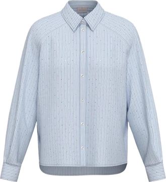 Emme Di Marella Emme DI Marella, Femme, Blouses et Chemises, Bleu, Taille: 40 FR Emmliuti Shirt