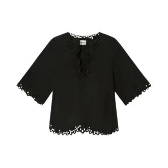 Isabel Marant Shana Bluse - - Blouses & Shirts - Damen - Schwarzk - L