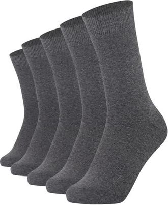 MySocks Hommes et femmes 5 paires Chaussettes Anthracite sombre