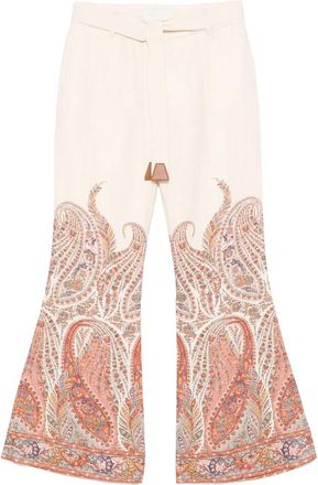Zimmermann Paisley-print Trousers