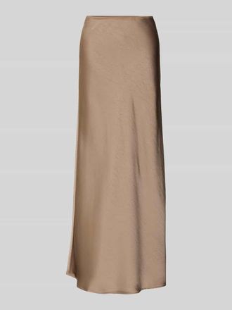 Neo Noir Maxirock aus Satin Modell Vicky