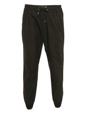Alexander McQueen pantalon de jogging à lien de resserrage - Noir