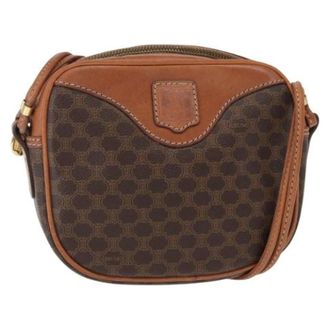 Celine Sac bandouli&egrave;re en plastique Pre-owned - Femme - Pre-owned - Brun - Taille: ONE Size