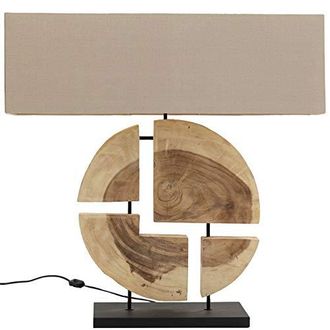 Kare Design Design Tischleuchte Geometrix Braun (H/B/T) 62 47 20