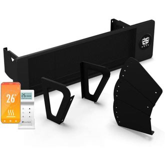 Blumfeldt Infrarot Wandheizung 2500W - Wand & Deckenmontage, IP44 Spritzwassergesch&uuml;tzt, 2 Heizstufen, Smart App Steuerung, LED-Touchscreen, Thermostat