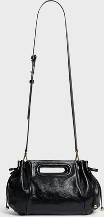 Gerard Darel Sac &agrave; main en cuir effet froiss&eacute; - MINI DANY - Noir