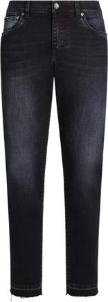 Dolce & Gabbana Homme, Jeans, Bleu, Taille: L Jean slim bleu avec fermeture boutonn&eacute;e