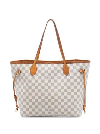 Louis Vuitton sac port&eacute; &eacute;paule Neverfull MM (2010) - Blanc