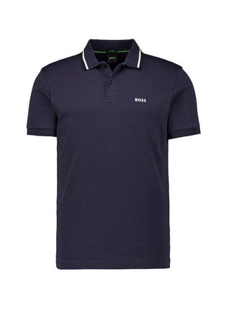 HUGO BOSS Herren Polo-Shirt blau Slim Fit