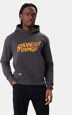 Jack & Jones Jack & Jones Sweatshirt Stranger Things 12291655 Grau Relaxed Fit