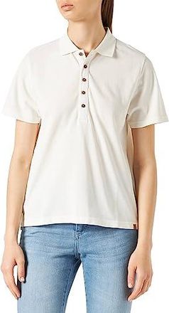 Camel Active Camel Active Womenswear 309661/7t15 Polo, Blanc cassé, XXL Femme