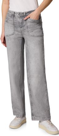 Street One Wide Leg Jeans Grey Random Washed 25