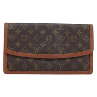 Louis Vuitton Pochette Vintage en Toile Pre-owned - Femme - Pre-owned - Brun - Taille: ONE Size