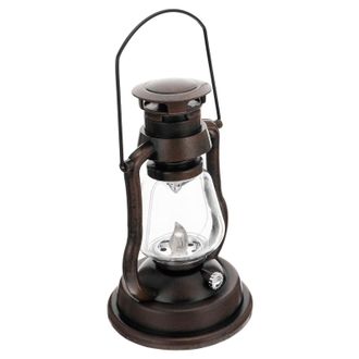 Artibetter Kreative Retro Kerosinlampe aus Rostfarben Dekorative Kabellose Haushaltsleuchte f&uuml;r Bar Garten und Wohnraum Langlebige Vintage Nachttischlampe ohne B