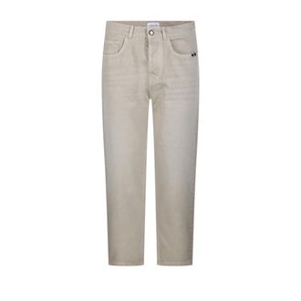Amish Homme, Jeans, Beige, Taille: W34 Jean Jeremiah