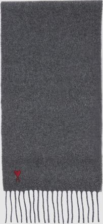 Ami Écharpe Ami de Coeur Rouge Gris Foncé
