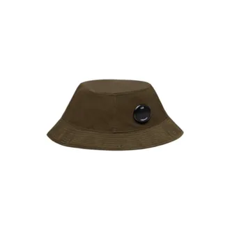 C.P. Company Logo-Patch Fischerhut - - Accessories - Herren - Gr&uuml;n - L