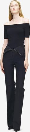 Alexander McQueen Hose mit umgeschlagener Taille - Item 857843QJADA1000