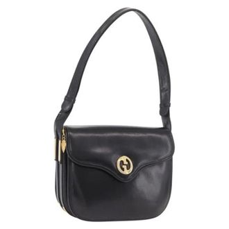 Gucci Sac bandouli&egrave;re vintage Pre-owned - Femme - Pre-owned - Noir - Taille: ONE Size