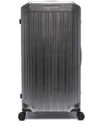 Piquadro valise Hardside &agrave; logo - Gris