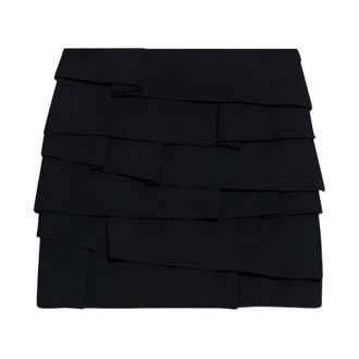 Versace Envers-Satin Figurbetonter Minirock - - Skirts - Damen - Schwarzk - S