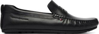Tommy Hilfiger Mokassins Core Hilfiger Leather Driver FM0FM05790 Schwarz