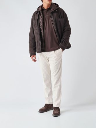Herno Hemdjacke aus Baumwolle mit synthetischer Wattierung und Rei&szlig;verschluss