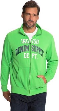 JP1880 Veste à Capuche avec imprimé Sweatshirt, Vert Pomme, XXXXXL Homme