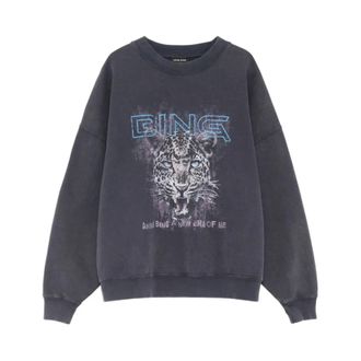 Anine Bing Damen, Sweatshirts & Hoodies, Schwarzk, XSGr&ouml;&szlig;e