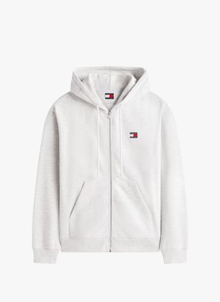 Tommy Hilfiger Sweat &agrave; capuche zipp&eacute; en coton m&eacute;lang&eacute;