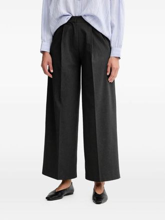 Sessun pleated wide-leg trousers - Grau