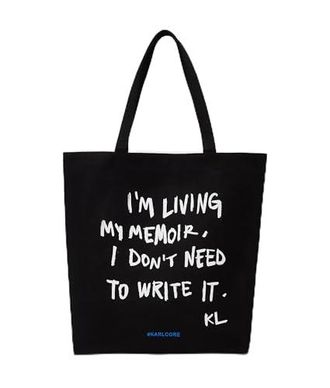 Karl Lagerfeld Karl Lagerfeld Jeans, Femme, Sac Shopper Avec Logo Encadr&eacute;, Noir, One size