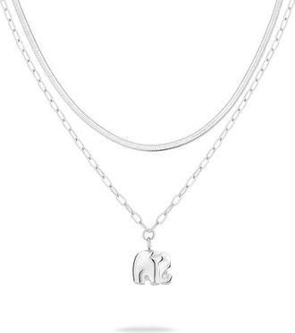 Tamaris Collier TJ-0596-N-47 en acier inoxydable, 47 cm, Acier inoxydable, Pas de gemme