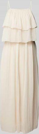 Vila Fließendes Maxikleid mit Volants Modell CHIFFON