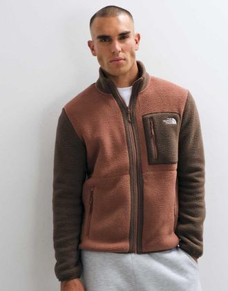 The North Face Yumiori Fleece mit durchgehendem Rei&szlig;verschluss in Braun