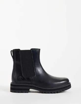 Timberland bottines Chelsea mi-hautes noires