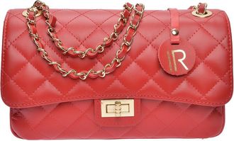 Isabella Rhea Rot Rindsledertasche